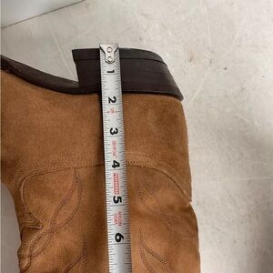 Tony Lama | Shoes | Vintage Tony Lama Full Rough Out Suede Cowboy Boots ...